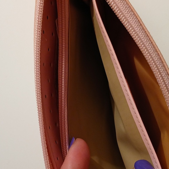 Buxton | Bags | Buxton Leather Ladies Zip Around Pink Walletclutch With ...